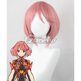 Xenoblade Chronicles 2 Pyra Pink Cosplay Wig