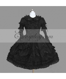 Black-White Gothic Lolita Dress -LTFS0121