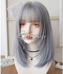 Prison School Purizun Sukuru Mari Kurihara Blue Cosplay Wig