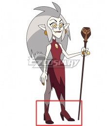 Balan Wonderworld Emma Cole Black Cosplay Shoes