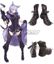 Kingsglaive: Final Fantasy XV FF15 Nyx Ulric Black Shoes Cosplay Boots