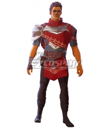 Genshin Impact Diluc Red Cosplay Wig