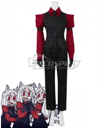 Helltaker Lucifer Satan White Cosplay Wig