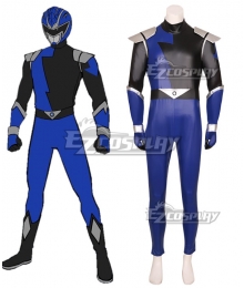 Power Rangers Blue Ninjetti Ranger Cosplay Costume