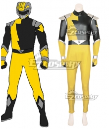 Power Rangers Dino Fury Gold Ranger Cosplay Costume