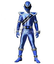 Power Rangers Ninja Storm Navy Thunder Ranger Cosplay Costume