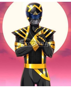 Mighty Morphin Power Rangers Omega Black Ranger Cosplay Costume