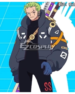 One Piece Egghead Arc Roronoa Zoro Cosplay Costume