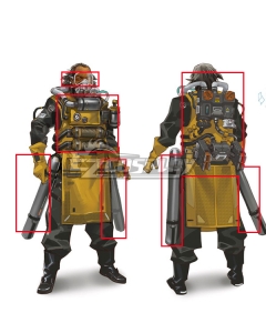 Apex legends Caustic Cosplay Costume