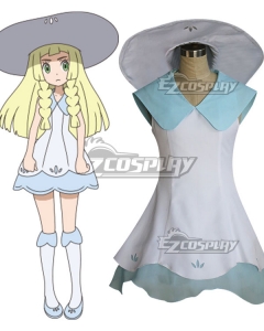 PM Sun and Moon Lillie Cosplay Costume