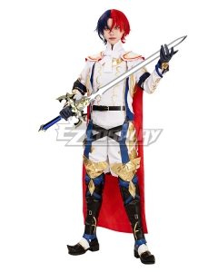 Fire Emblem Engage Male Alear Red Blue Cosplay Wig