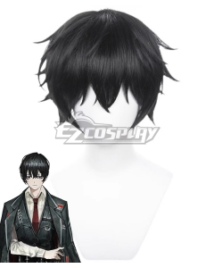 Limbus Company Yi Sang Black Cosplay Wig