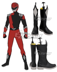 Power Rangers HyperForce HyperForce Red Cosplay Costume
