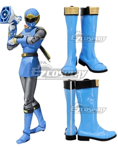 Power Rangers Ninja Storm Blue Wind Ranger Cosplay Costume