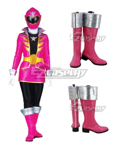 Power Rangers Megaforce Super Megaforce Pink Cosplay Costume