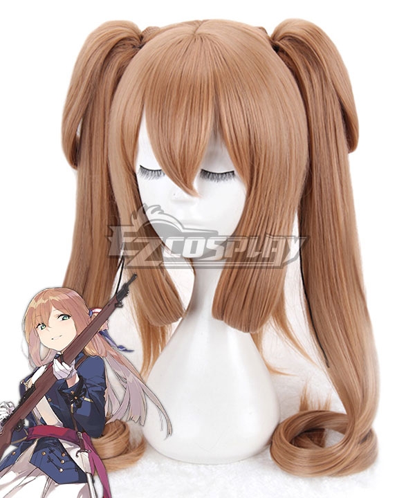 Girls' Frontline Springfield Orange Cosplay Wig