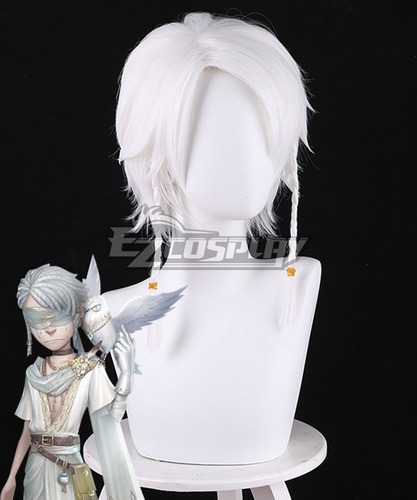 Identity V Seer Eli Clark White Cosplay Wig