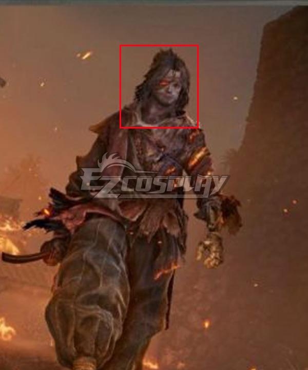 SEKIRO: Shadows Die Twice Shinobi Sekiro Shura Black Cosplay Wig