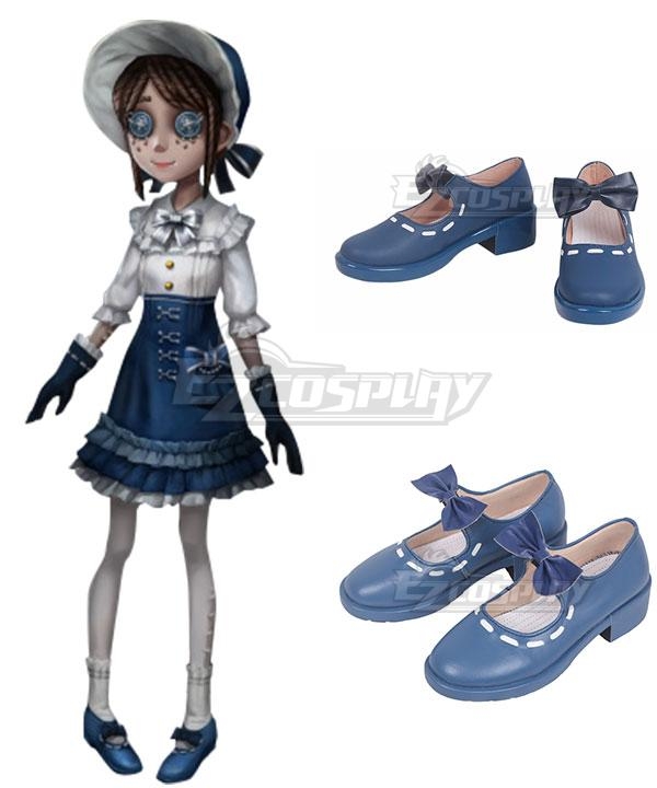 Identity V Gardener Emma Woods Boudoir Dream Halloween Blue Cosplay Shoes