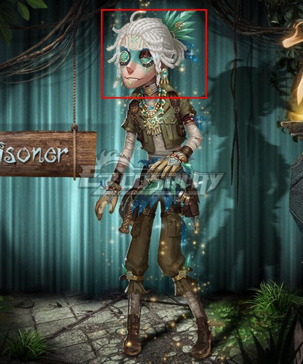 Identity V Prisoner Luca Balsa The Viper White Halloween Cosplay Wig