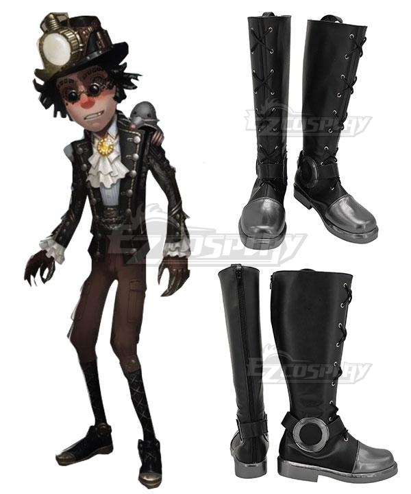 Identity V Prospector Norton Campbell Mr. Mole Black Shoes Cosplay Boots