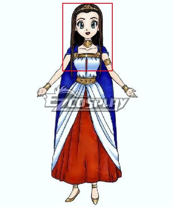 Dragon Quest VIII Princess Medea Black Cosplay Wig