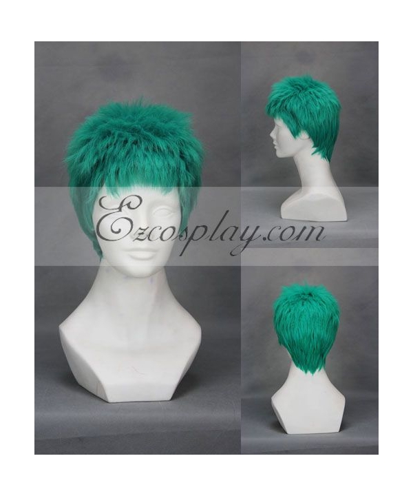 One Piece Roronoa Zoro Green Cosplay Wig