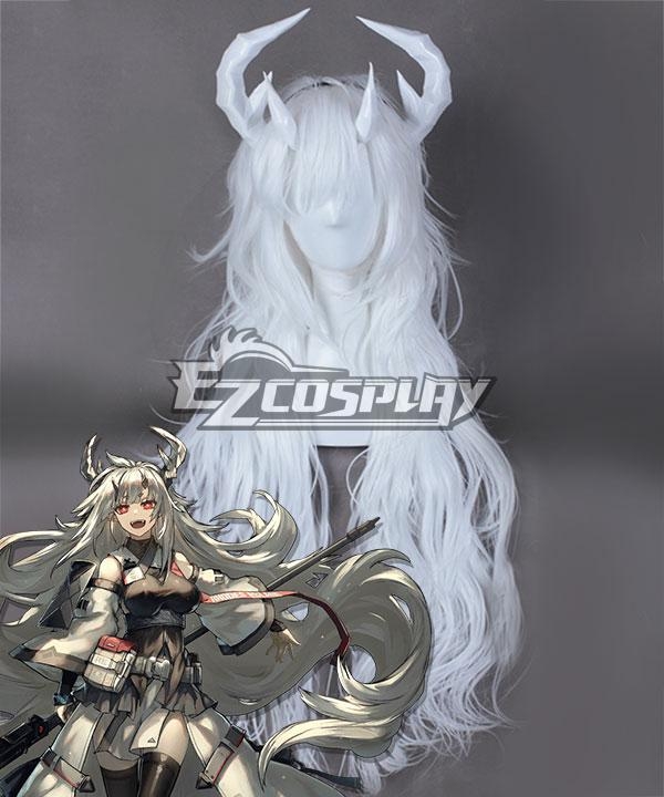 Arknights Matoimaru White Cosplay Wig
