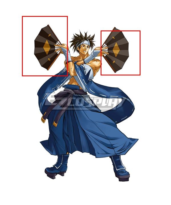 Guilty Gear XX Anji Mito Cosplay Weapon Prop