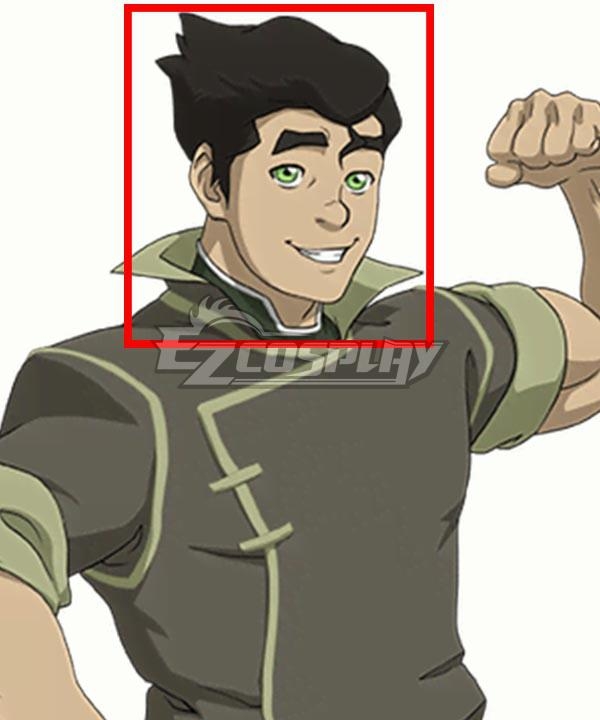 Avatar The Legend of Korra Bolin Black Cosplay Wig