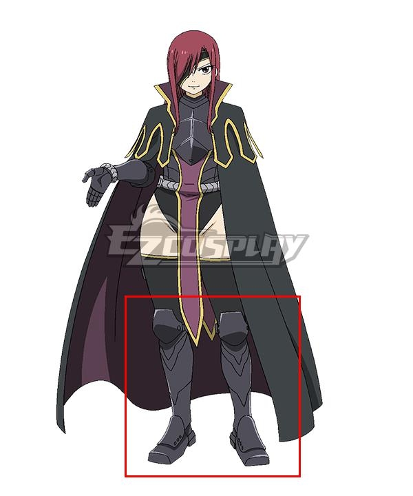 Edens Zero Elsie Crimson Black Shoes Cosplay Boots