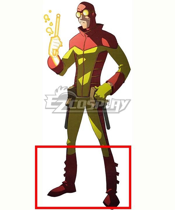 Invincible Rex Splode Red Shoes Cosplay Boots