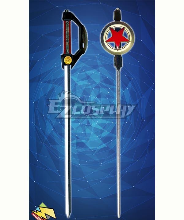 Power Rangers Zeo Ranger V Red Zeo V Power Sword Cosplay Weapon Prop