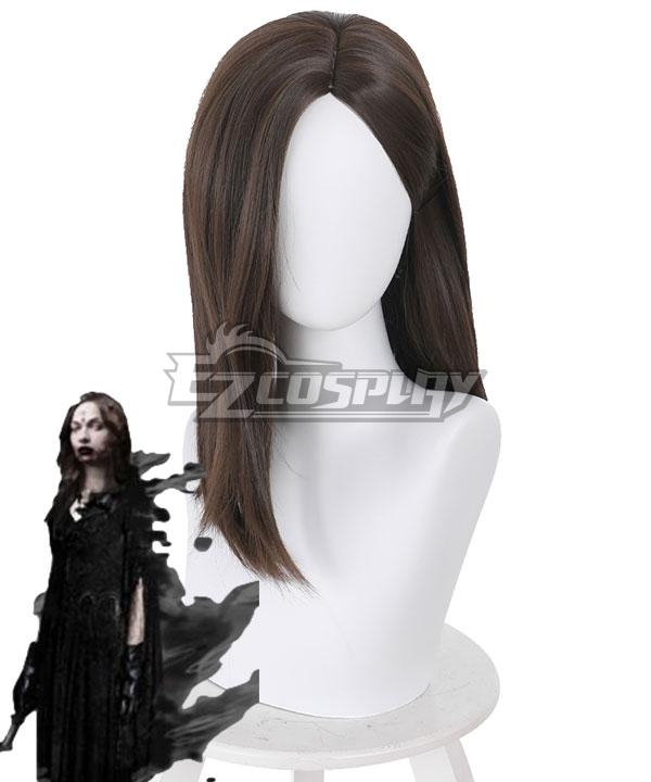 Resident Evil 8 Village Cassandra Dimitrescu Brown Cosplay Wig