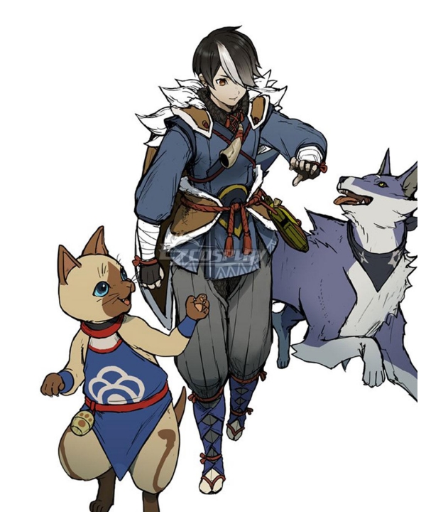 Monster Hunter Rise Buddy Handler Iori Cosplay Costume