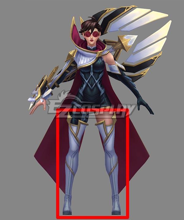 League of Legends LOL Sentinel Vayne White Shoes Cosplay Boots