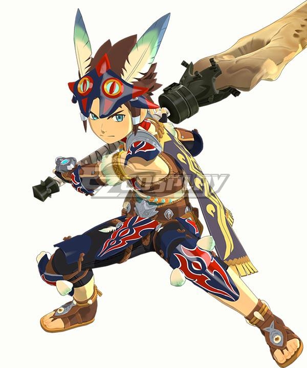Monster Hunter Stories 2: Wings of Ruin Male Protagonist Cosplay Costume