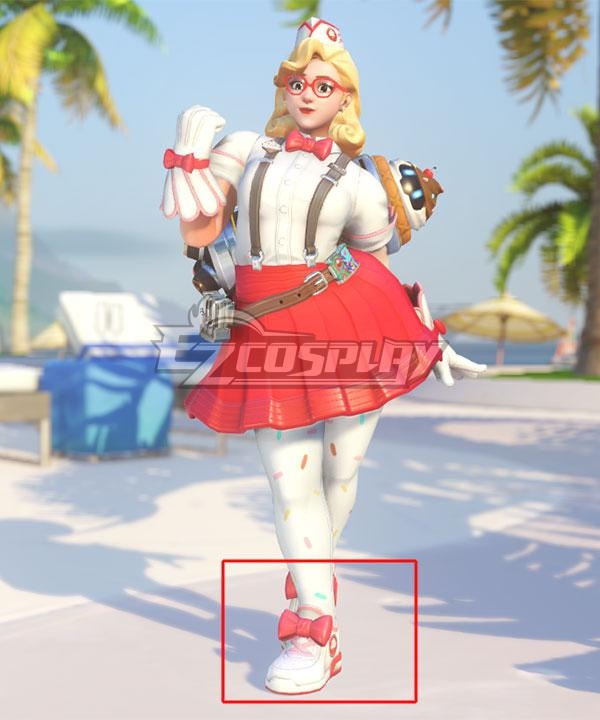 Overwatch OW Summer Games 2021 Sprinkles Mei Meiling Zhou White Cosplay ...
