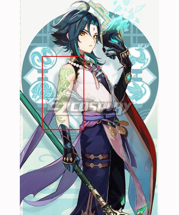 Genshin Impact Xiao Stickers Cosplay Accessory Prop