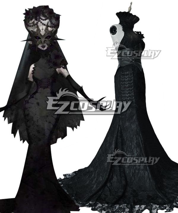 Identity V Michiko Geisha Black Wedding Halloween Dress Cosplay Costume