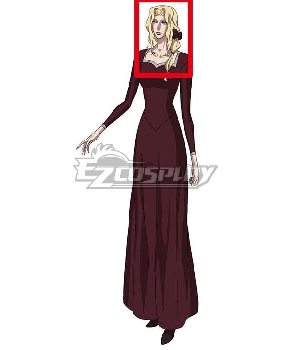 Castlevania Lisa Tepes Golden Cosplay Wig