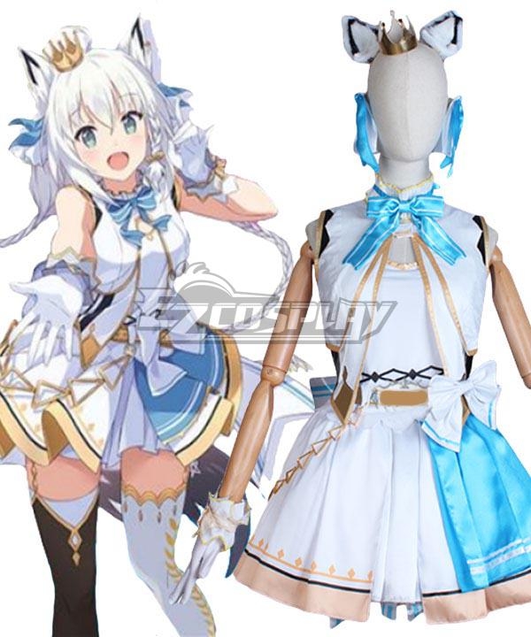 Hololive Virtual YouTuber Shirakami Fubuki Uniform Cosplay Costume
