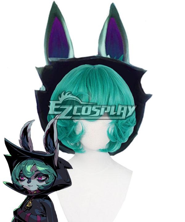League of Legends LOL The Gloomist Vex Green Cosplay Wig