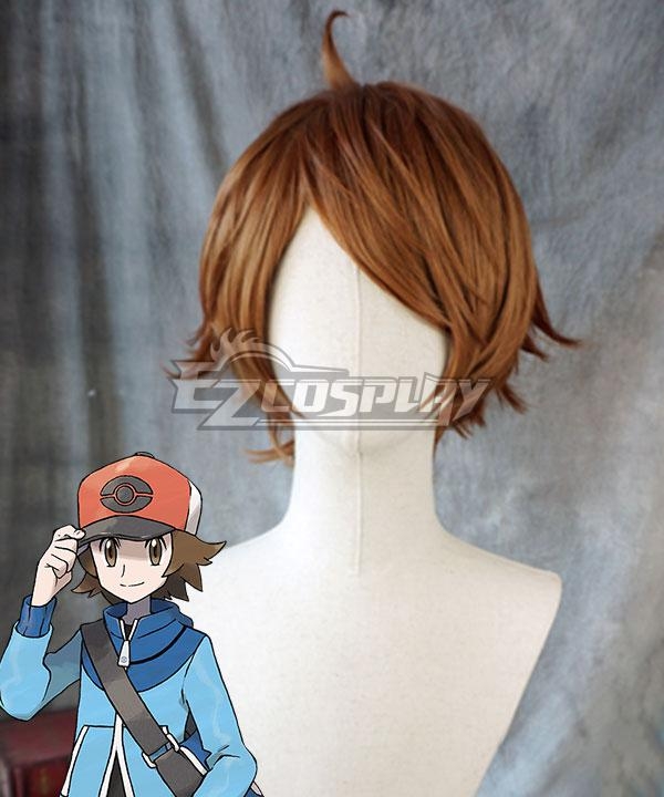 PM Black White PM Hilbert Brown Cosplay Wig