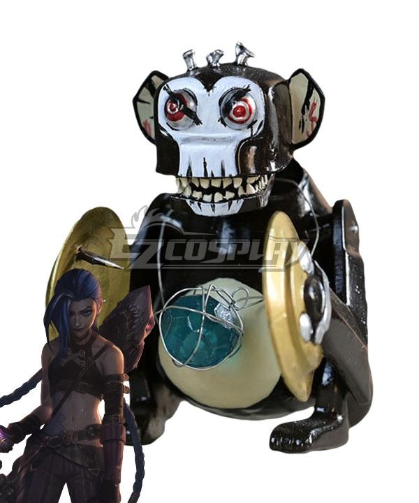 League of Legends LOL Arcane Jinx Monkey Cosplay Accessory Prop