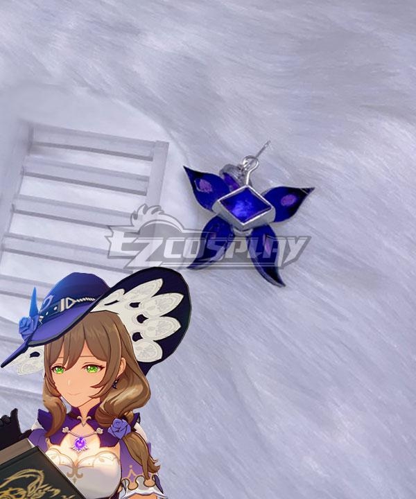 Genshin Impact Lisa Ear clip Ear studs Cosplay Accessory Prop
