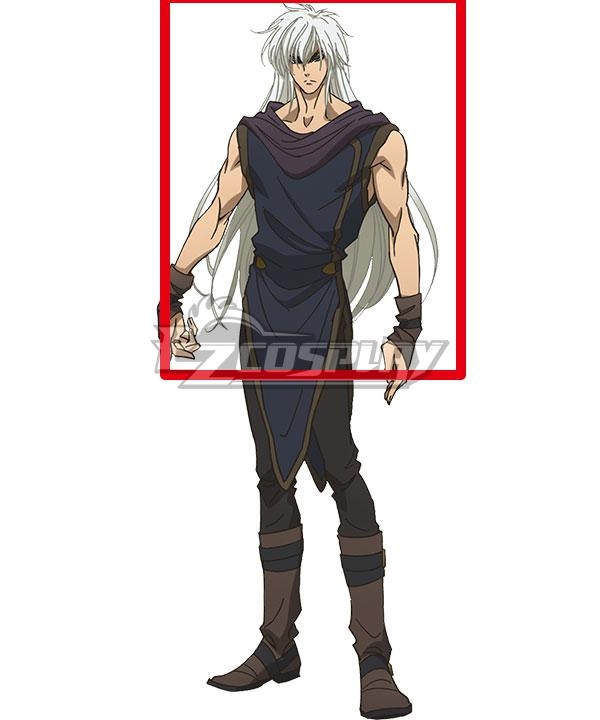 BASTARD!! -Heavy Metal Dark Fantasy Dark Schneider White Cosplay Wig