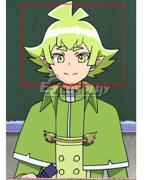 Welcome to Demon School Iruma Kun Bars Robin Green Cosplay Wig