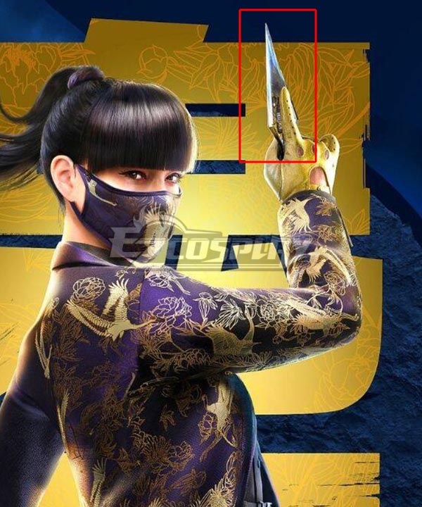 Rainbow Six Siege Demon Veil Azami Cosplay Weapon Prop