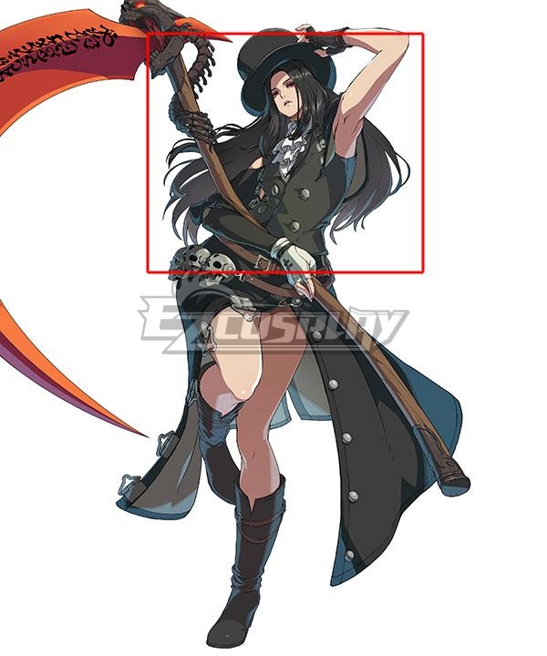 Guilty Gear Strive Testament Black Cosplay Wig
